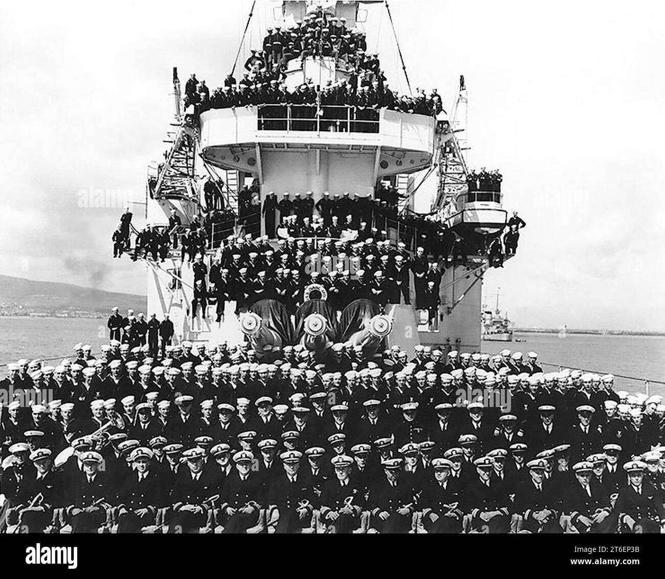 USS Minneapolis (CA-36) - Ship's Company Summer 1936 Stock Photo - Alamy