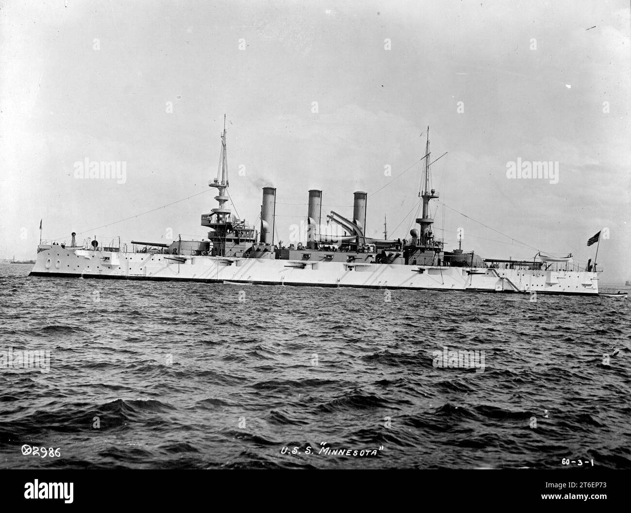 Uss minnesota bb Stock Photo - Alamy