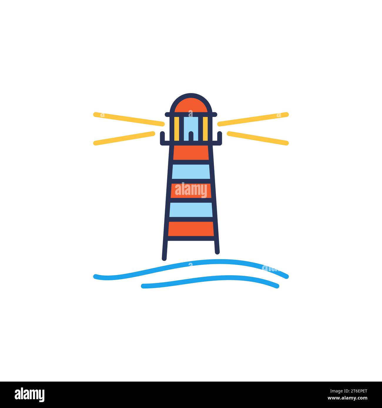 Lighthouse tower clipart Cut Out Stock Images & Pictures - Alamy
