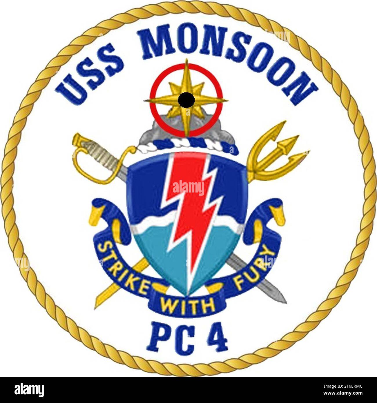 USS Monsoon Crest Stock Photo - Alamy