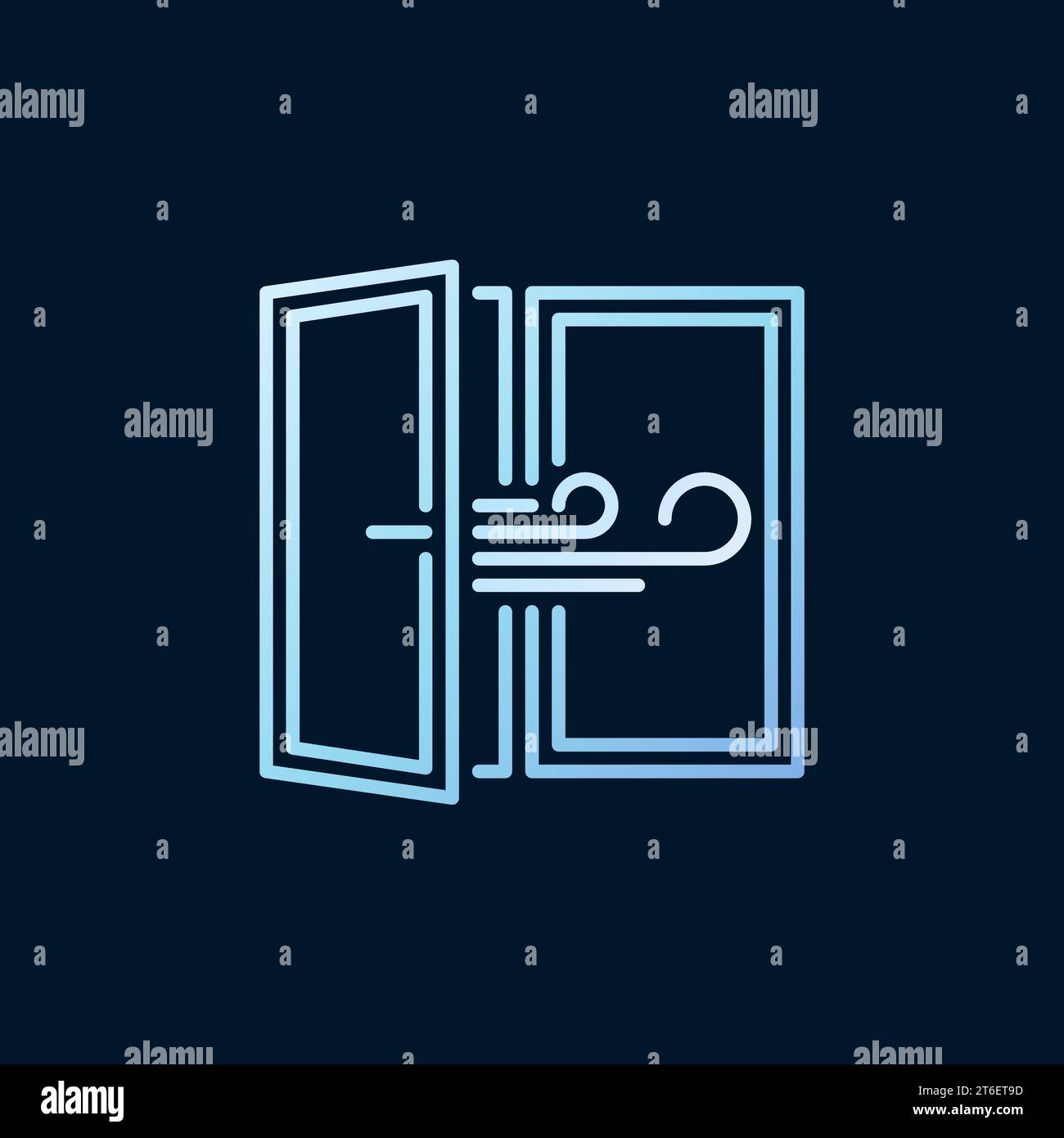 Airing open window Stock Vector Images - Alamy