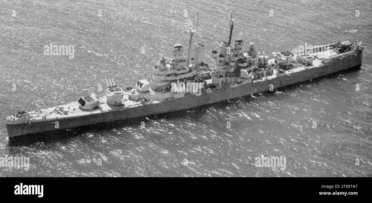 USS Montpelier (CL-57) in 1945 Stock Photo - Alamy