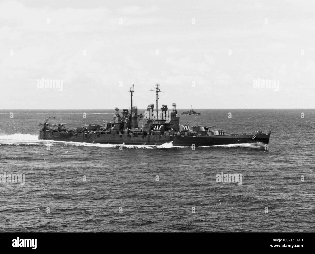 USS Montpelier (CL-57) underway on 11 June 1944 Stock Photo - Alamy