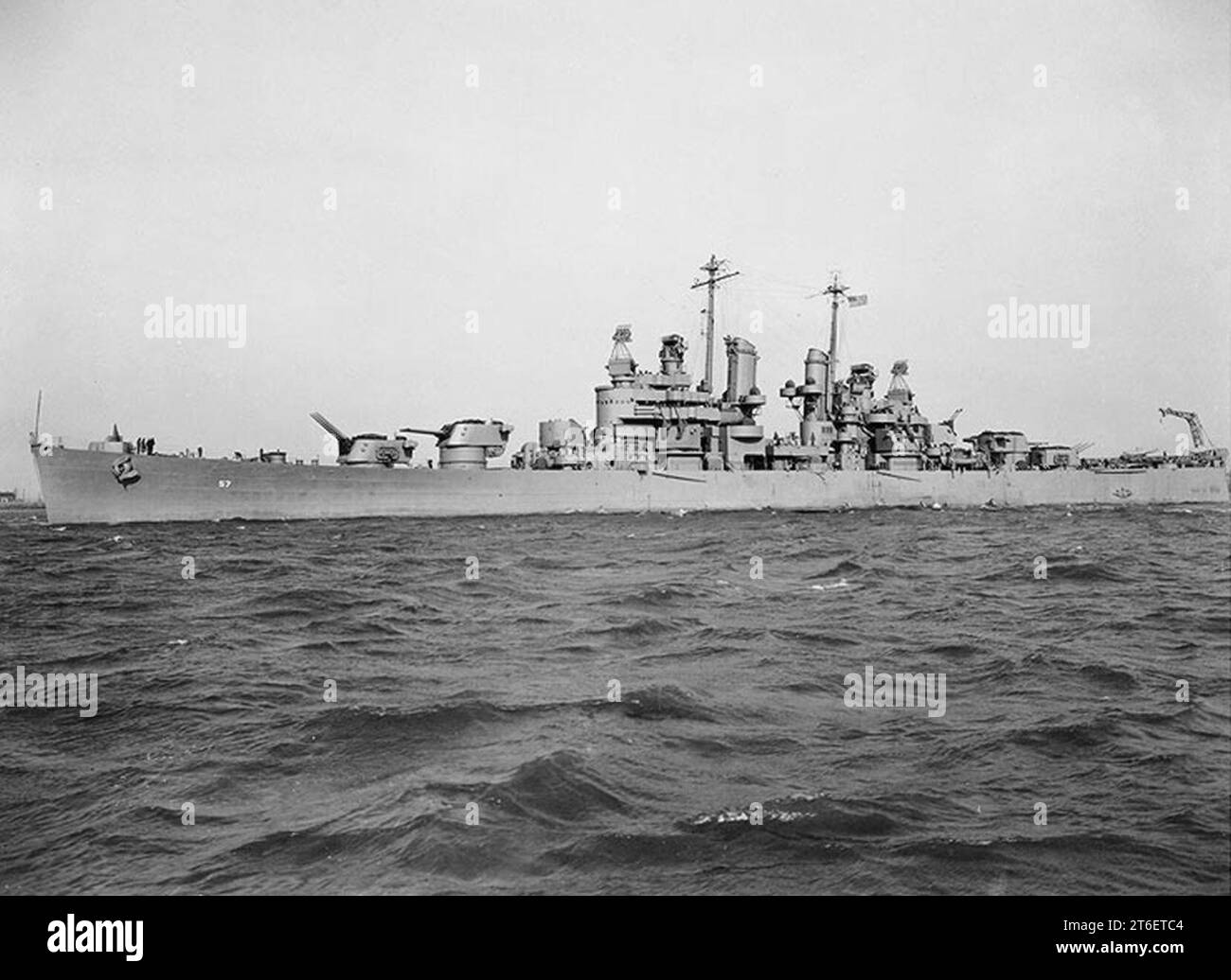 USS Montpelier (CL-57) in Dec 1942 Stock Photo - Alamy