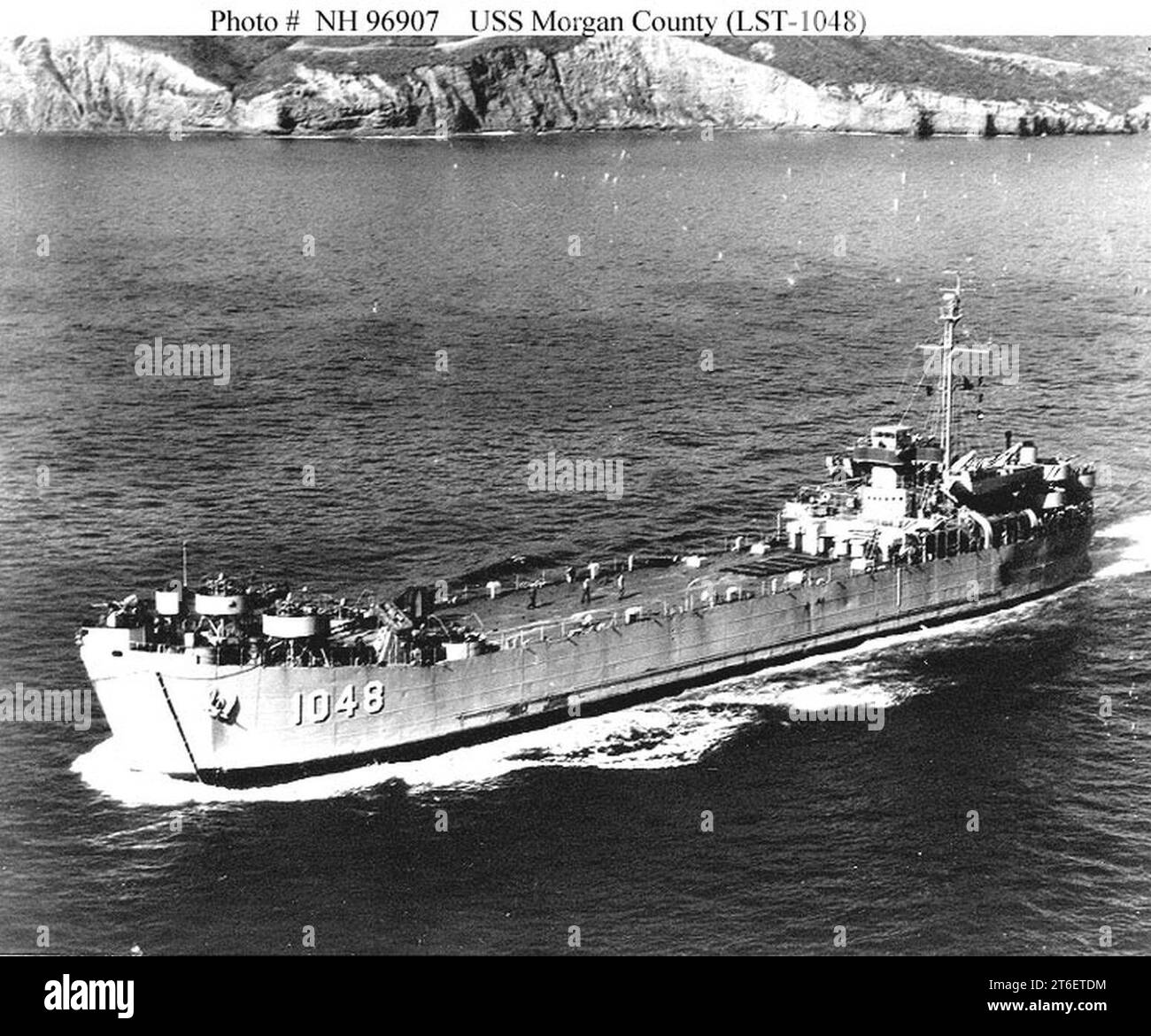 USS Morgan County Stock Photo - Alamy