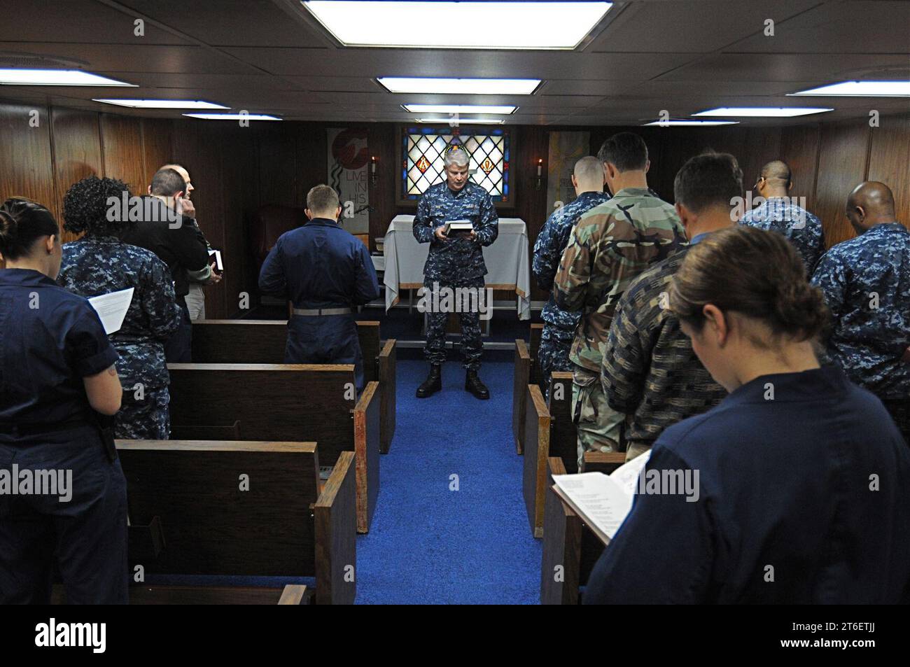 USS Mount Whitney action Stock Photo - Alamy
