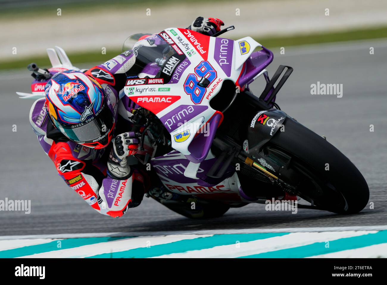 Prima Pramac's Spanish rider Jorge Martin takes a corner during the ...