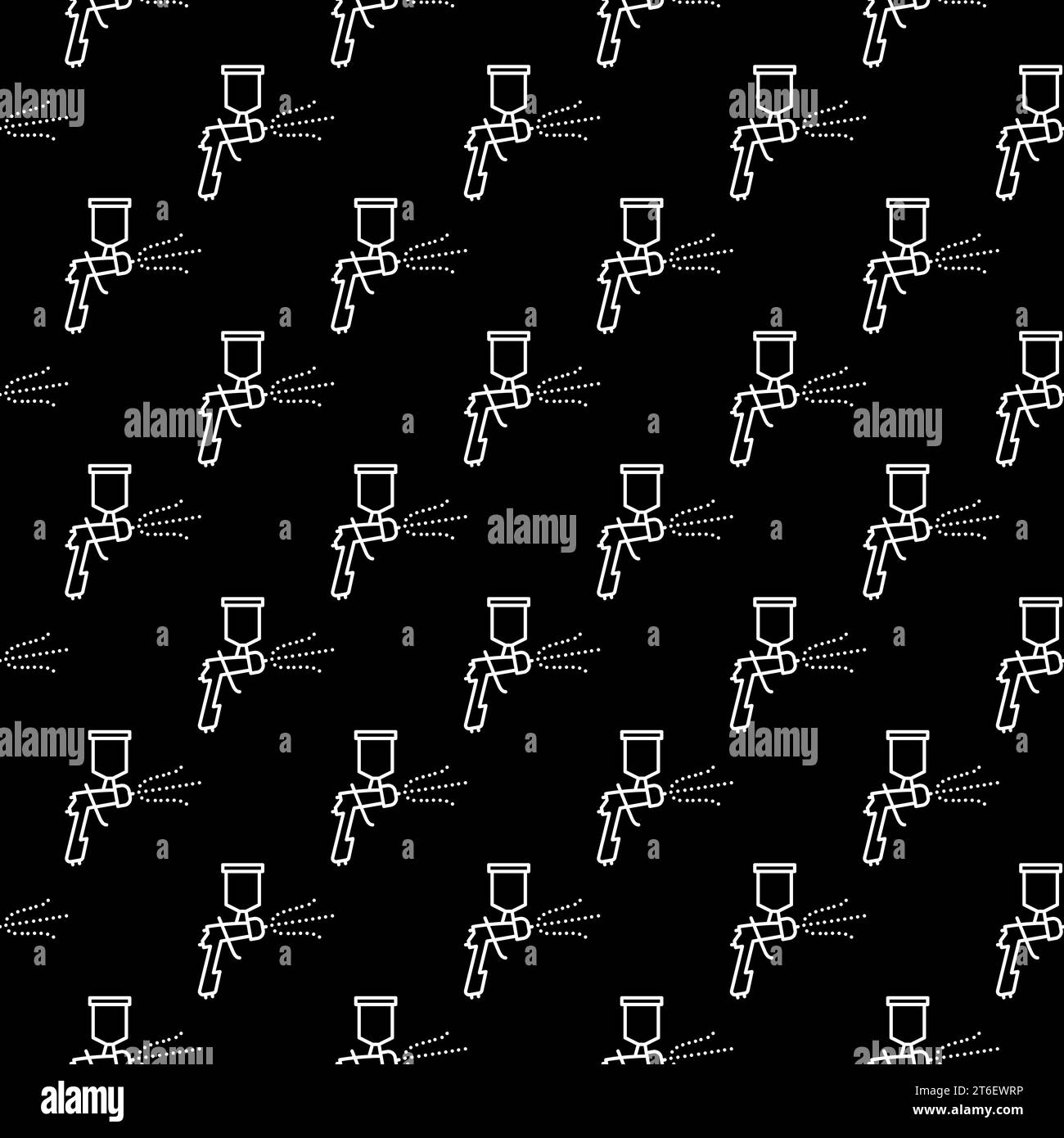 Spray Gun pattern - Vehicle Painting vector geometric concept outline ...