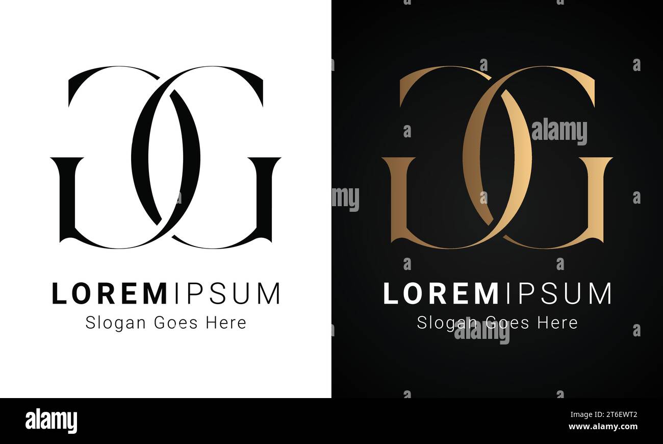 Monogram gg Stock Vector Images - Alamy