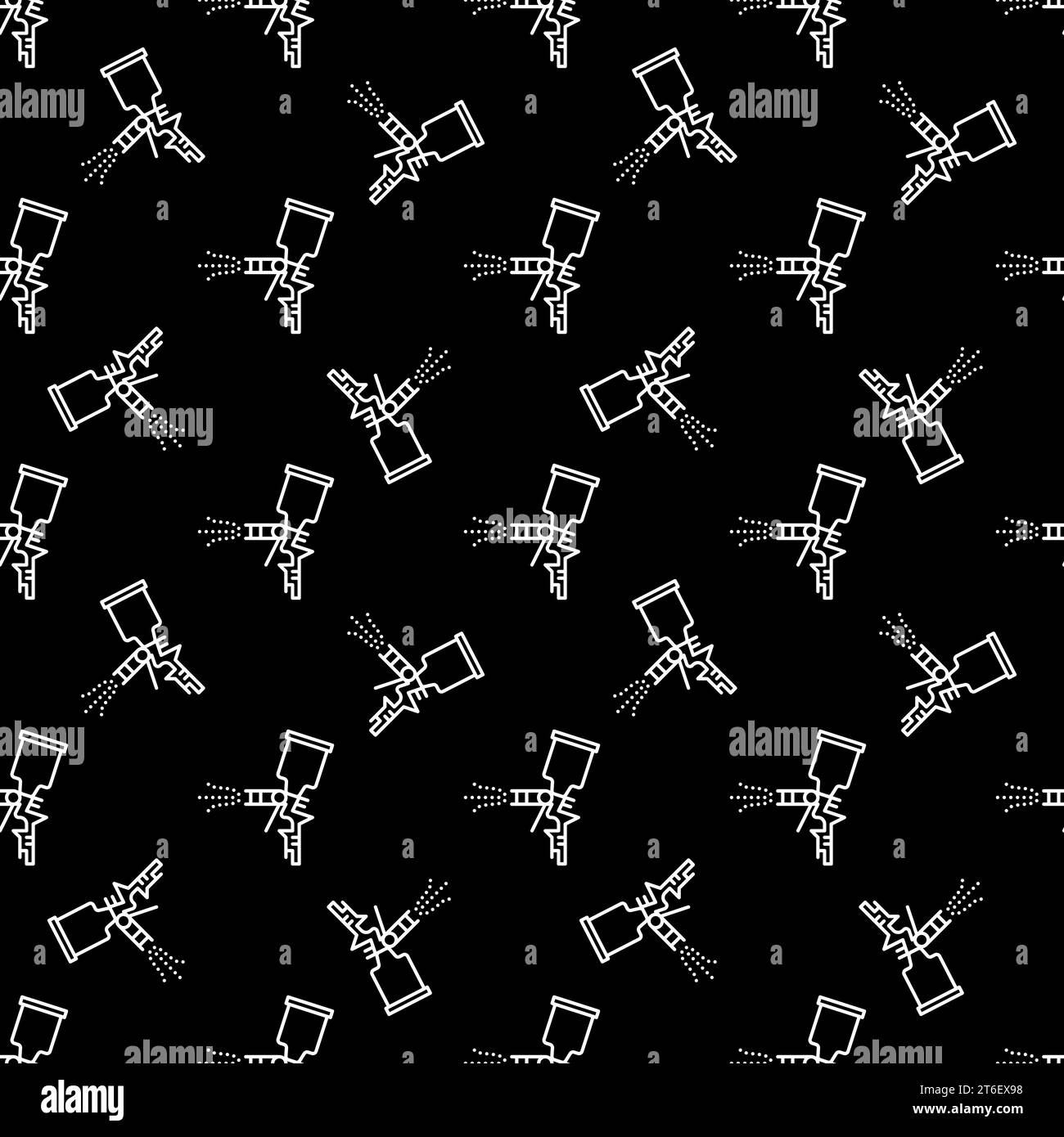 Automotive Paint concept background - Vector concept seamless pattern ...