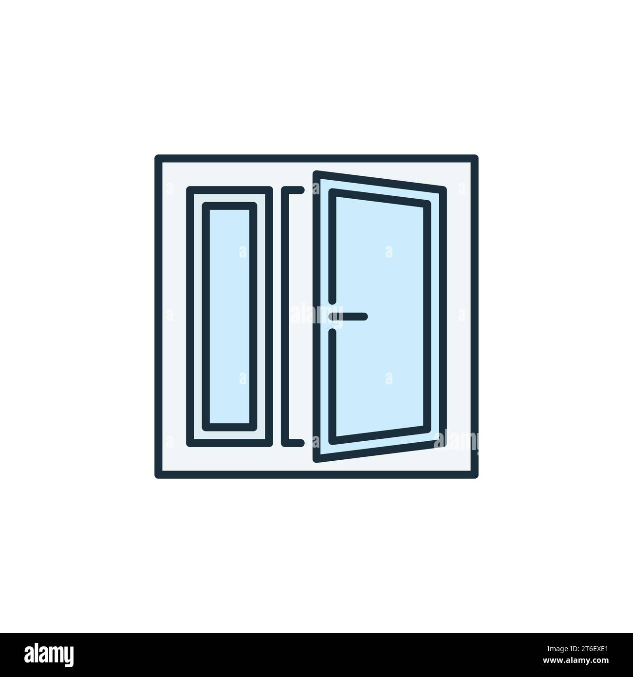 Open airing plastic window Cut Out Stock Images & Pictures - Alamy