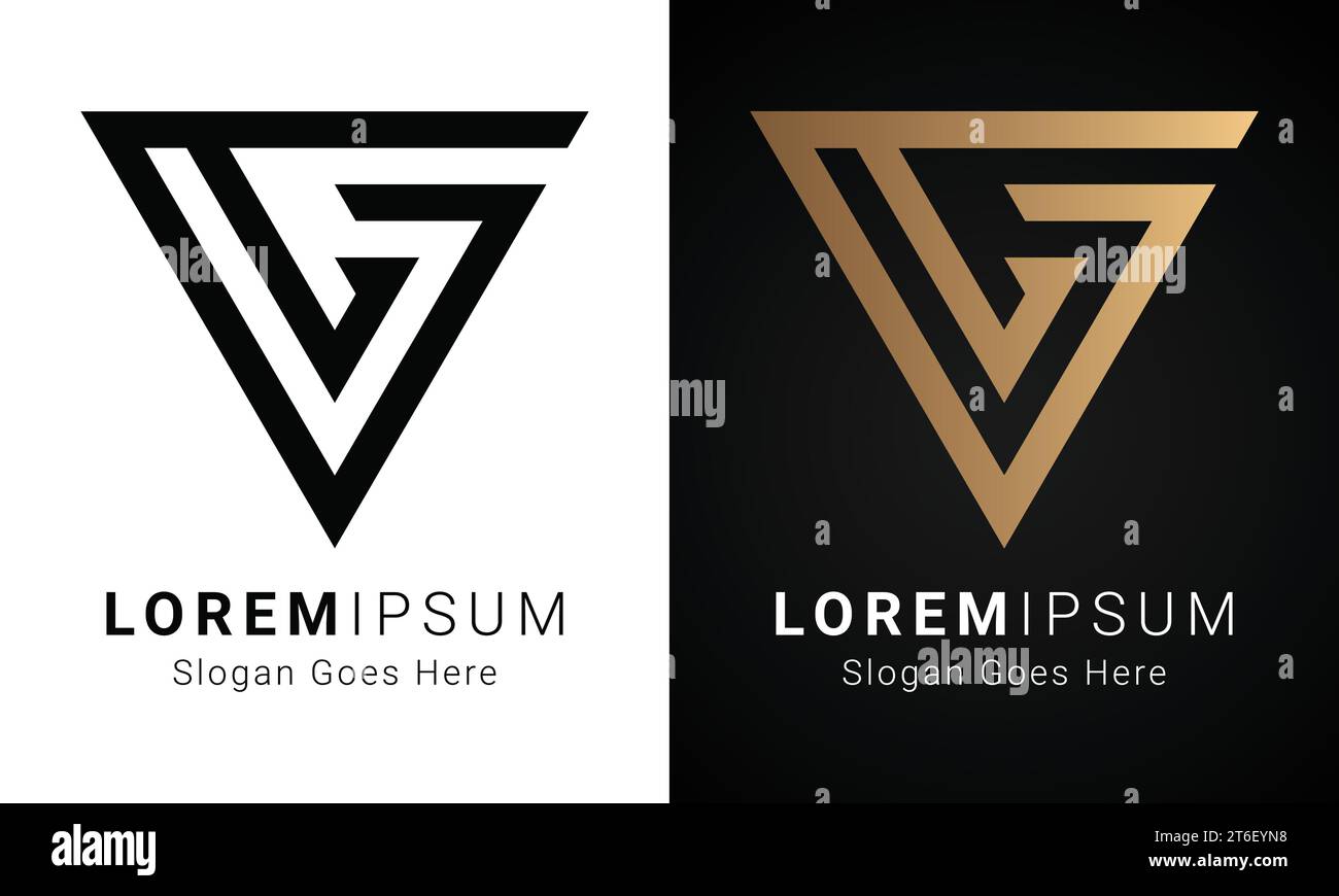 Monogram gg Stock Vector Images - Alamy