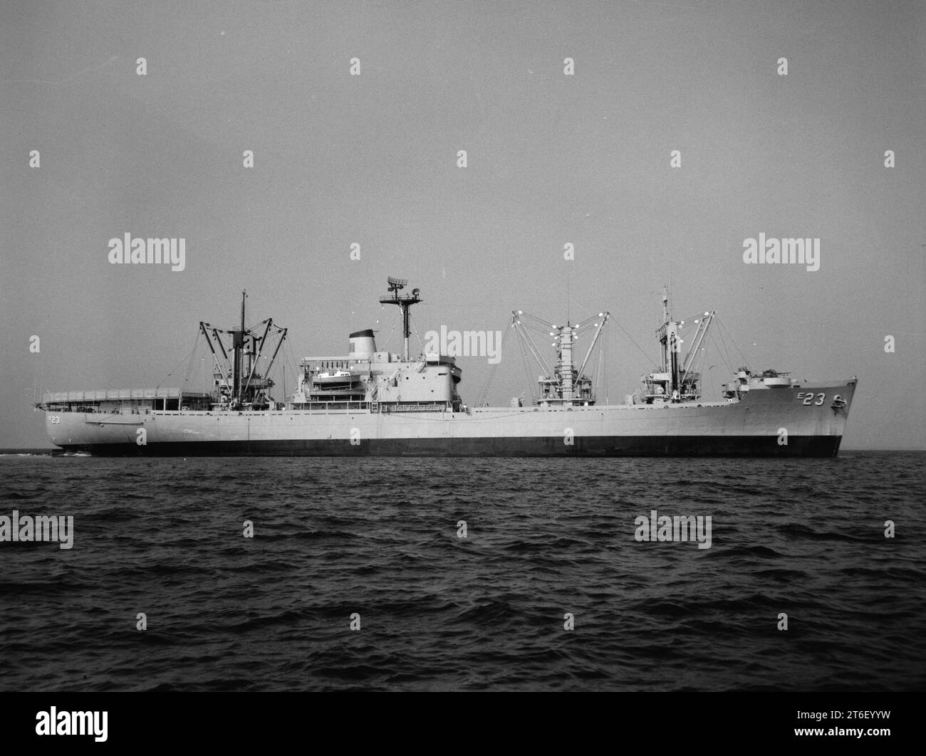 USS Nitro (AE-23) underway, circa in late 1967 (6927770 Stock Photo - Alamy