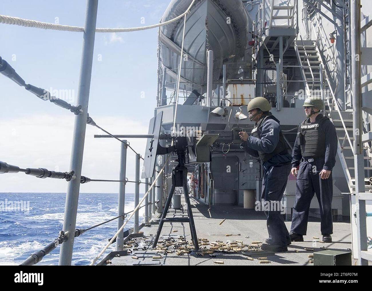 USS Normandy (CG 60) deployment 150313 Stock Photo - Alamy