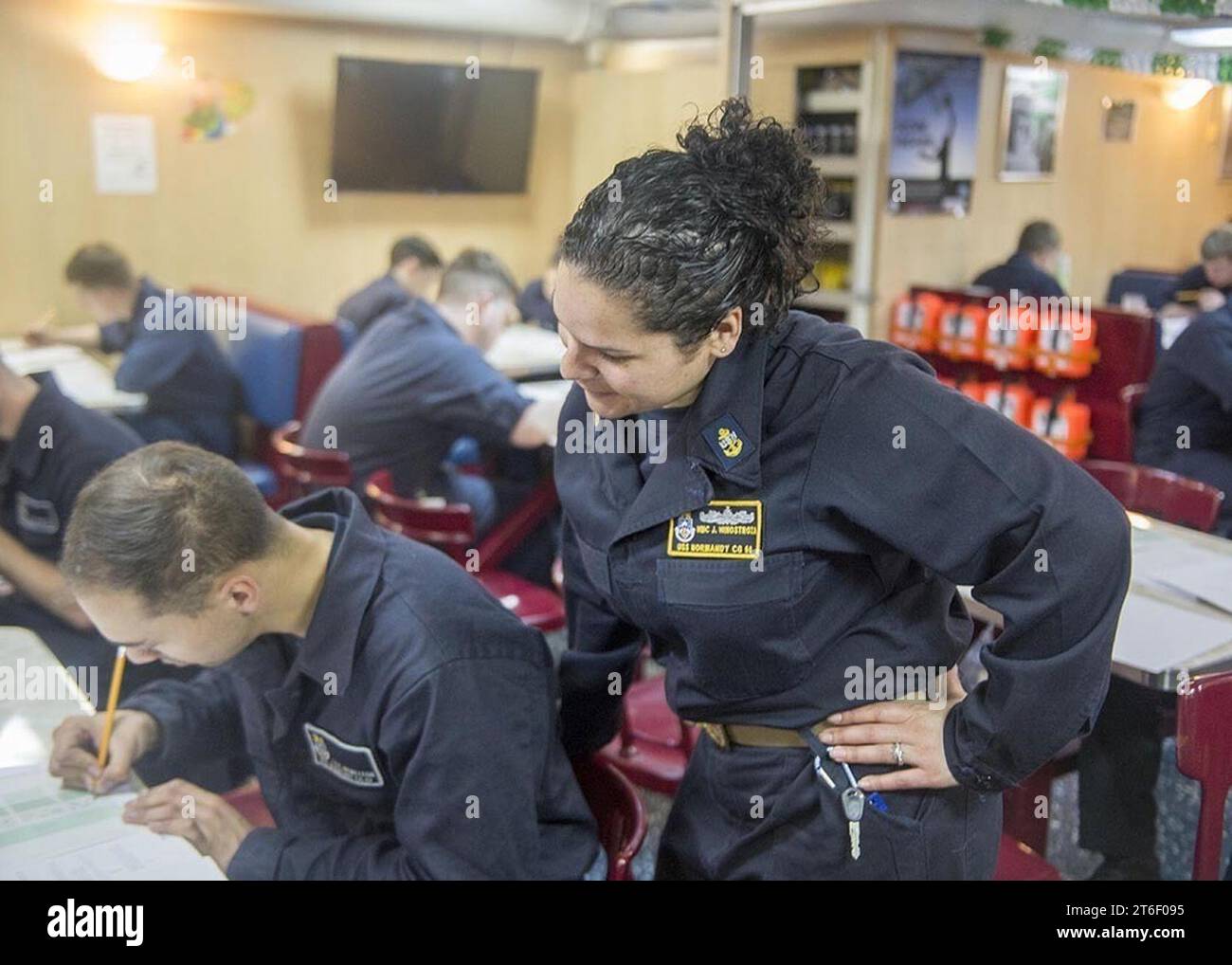 USS Normandy (CG 60) deployment 150319 Stock Photo - Alamy