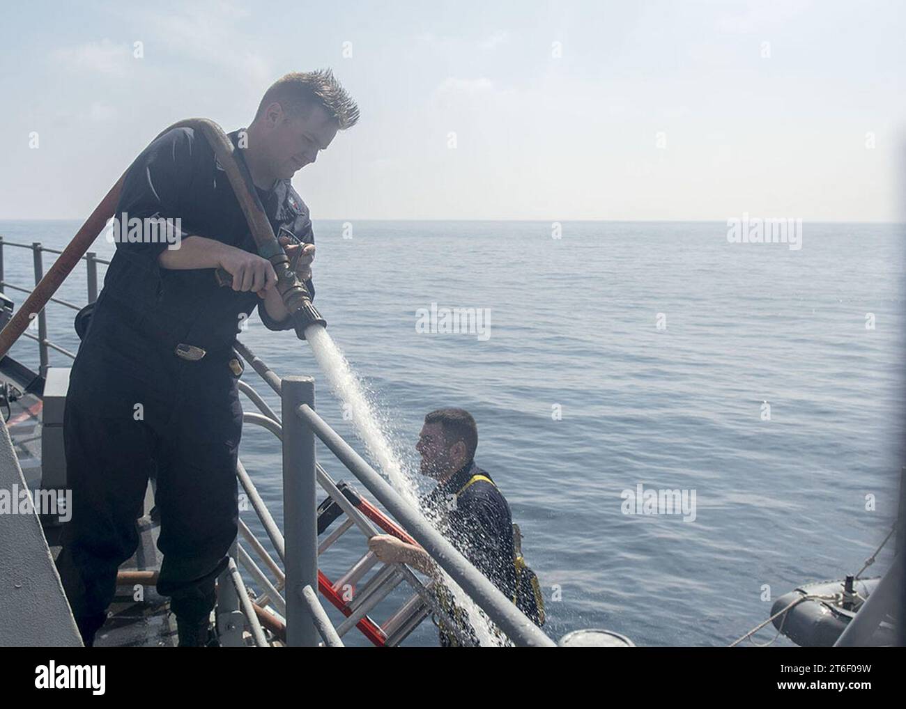 USS Normandy (CG 60) deployment 150322 Stock Photo - Alamy
