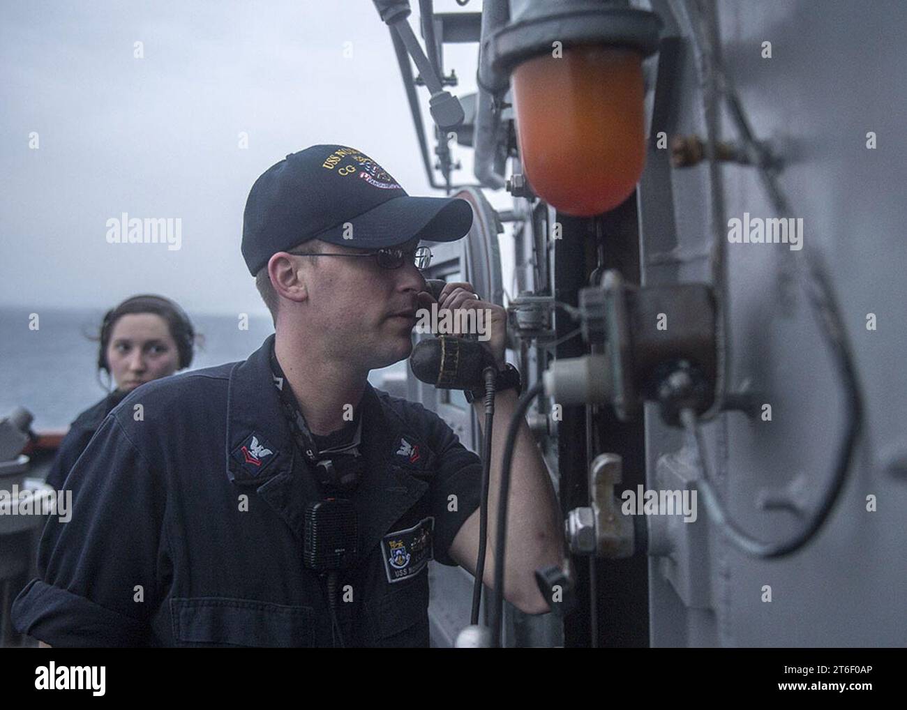 USS Normandy (CG 60) deployment 150325 Stock Photo - Alamy
