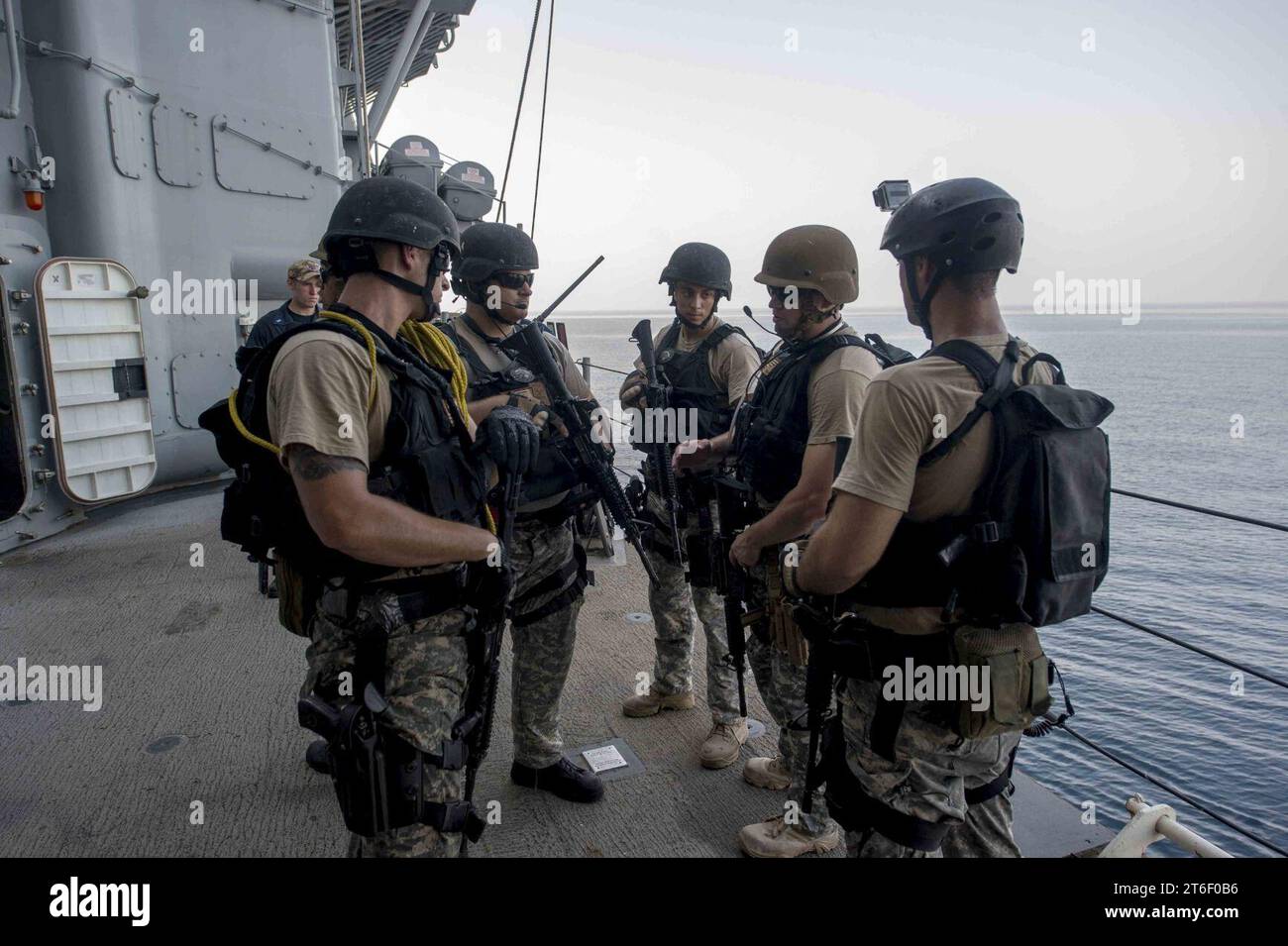USS Normandy (CG 60) deployment 150831 Stock Photo - Alamy