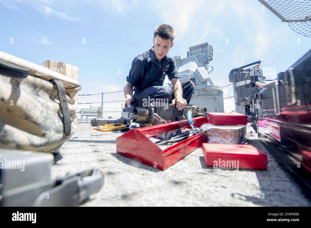 USS Normandy (CG 60) deployment 151013 Stock Photo - Alamy