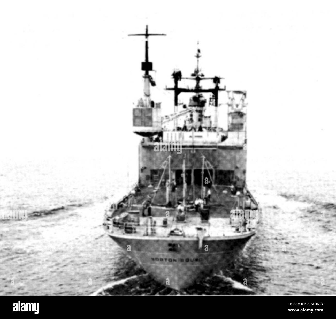 USS Norton Sound (AVM-1) aft deck in 1958 Stock Photo - Alamy