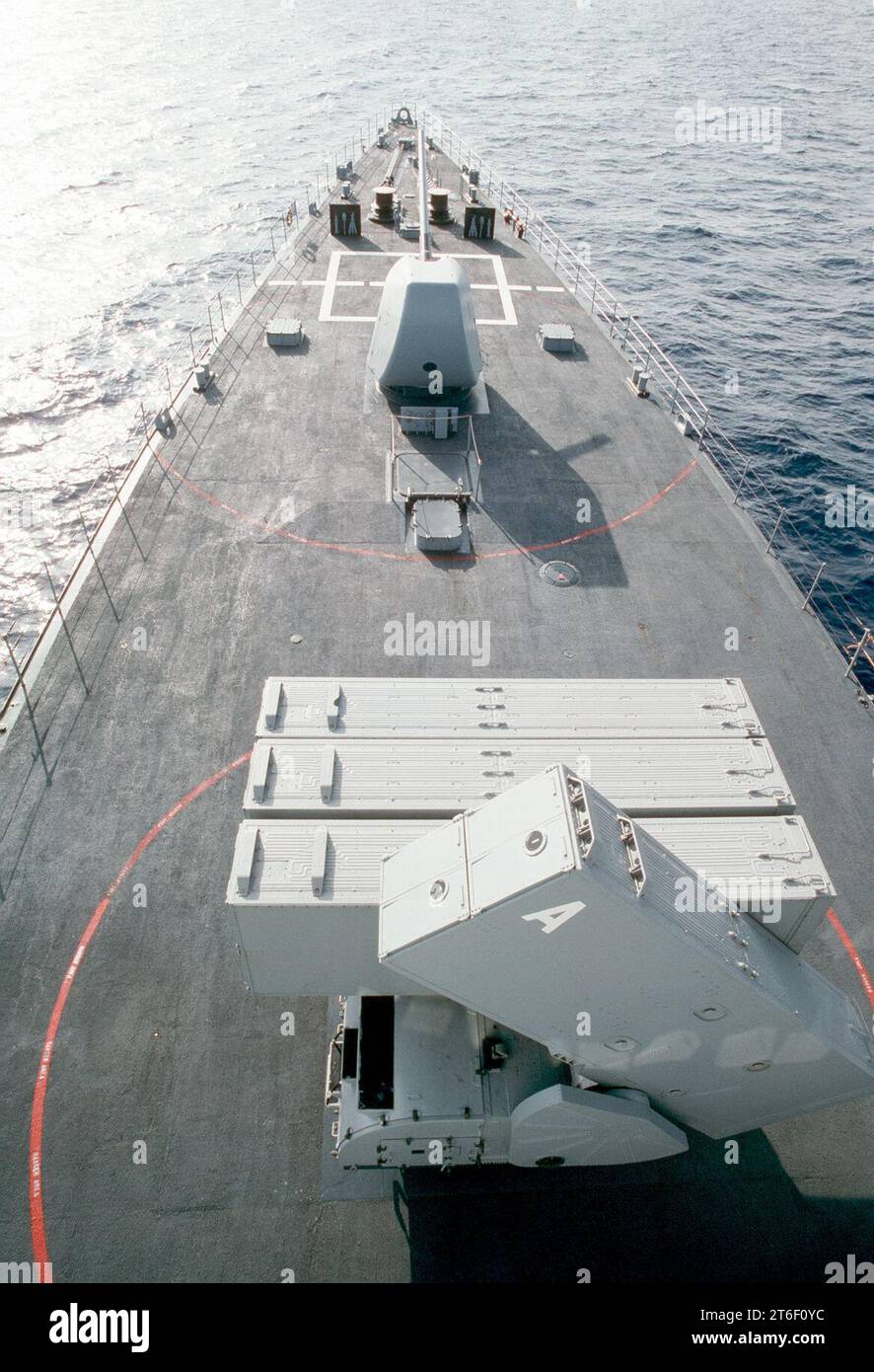 USS O'Bannon (DD-987) ASROC launcher Stock Photo - Alamy