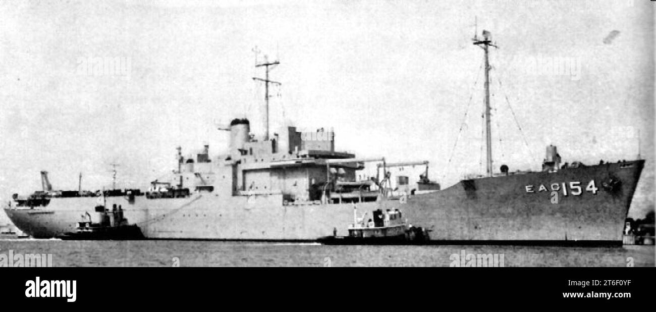 USS Observation Island (E-AG-154) at Cape Canaveral Stock Photo - Alamy