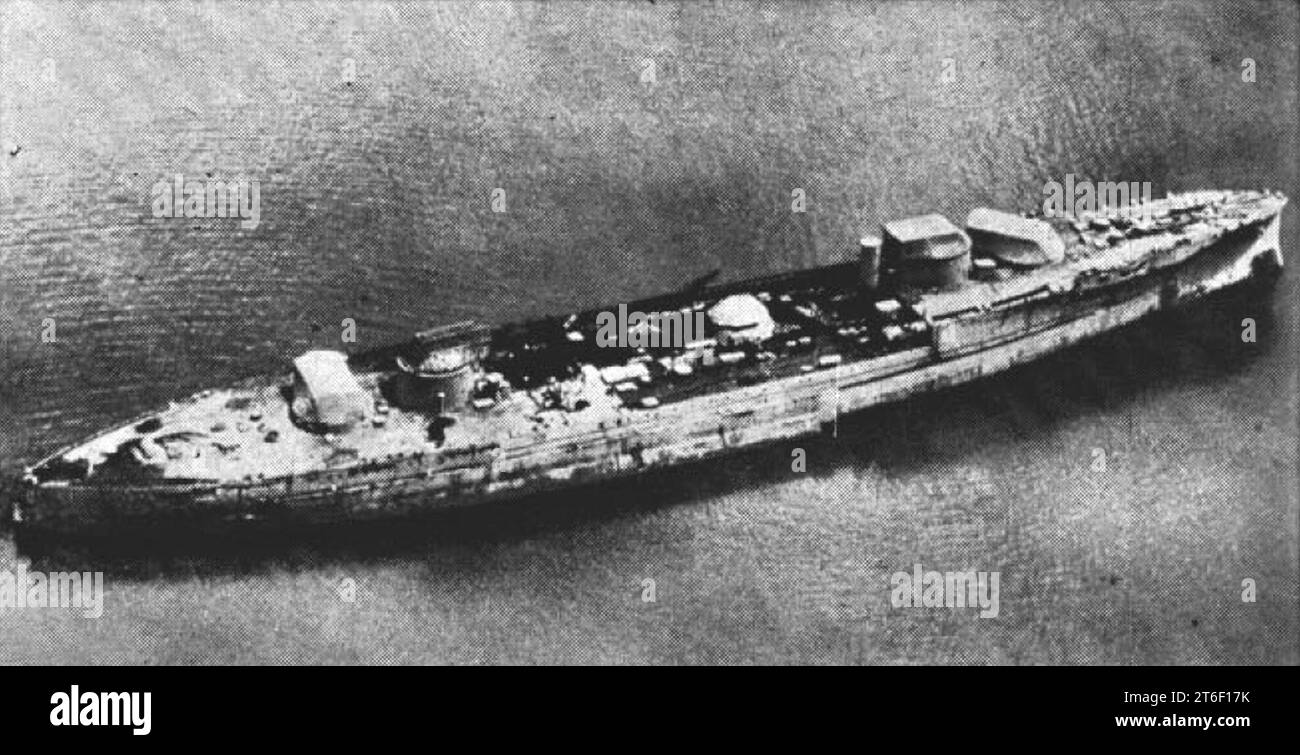 USS Oklahoma (BB-37) hulk at Pearl Harbor in 1947 Stock Photo - Alamy