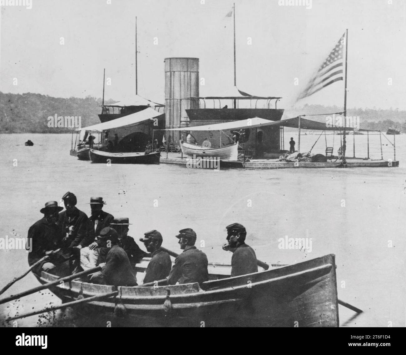 USS Onondaga 1864 Stock Photo - Alamy