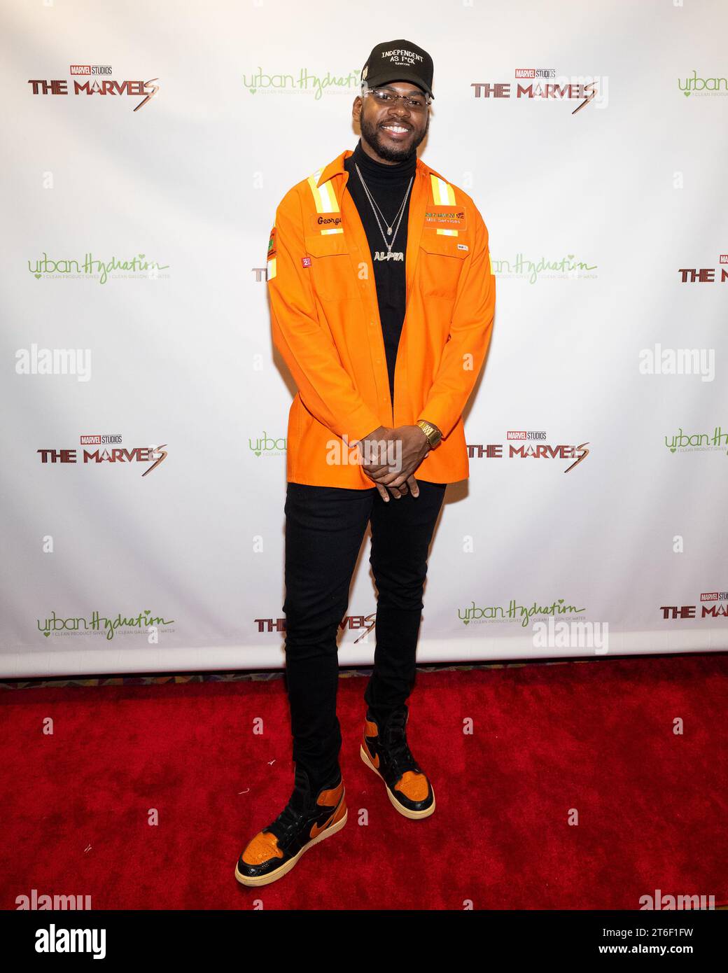 New York, USA. 31st Oct, 2023. PanamaDaPrince attends the Urban Hydration Marvel private ...