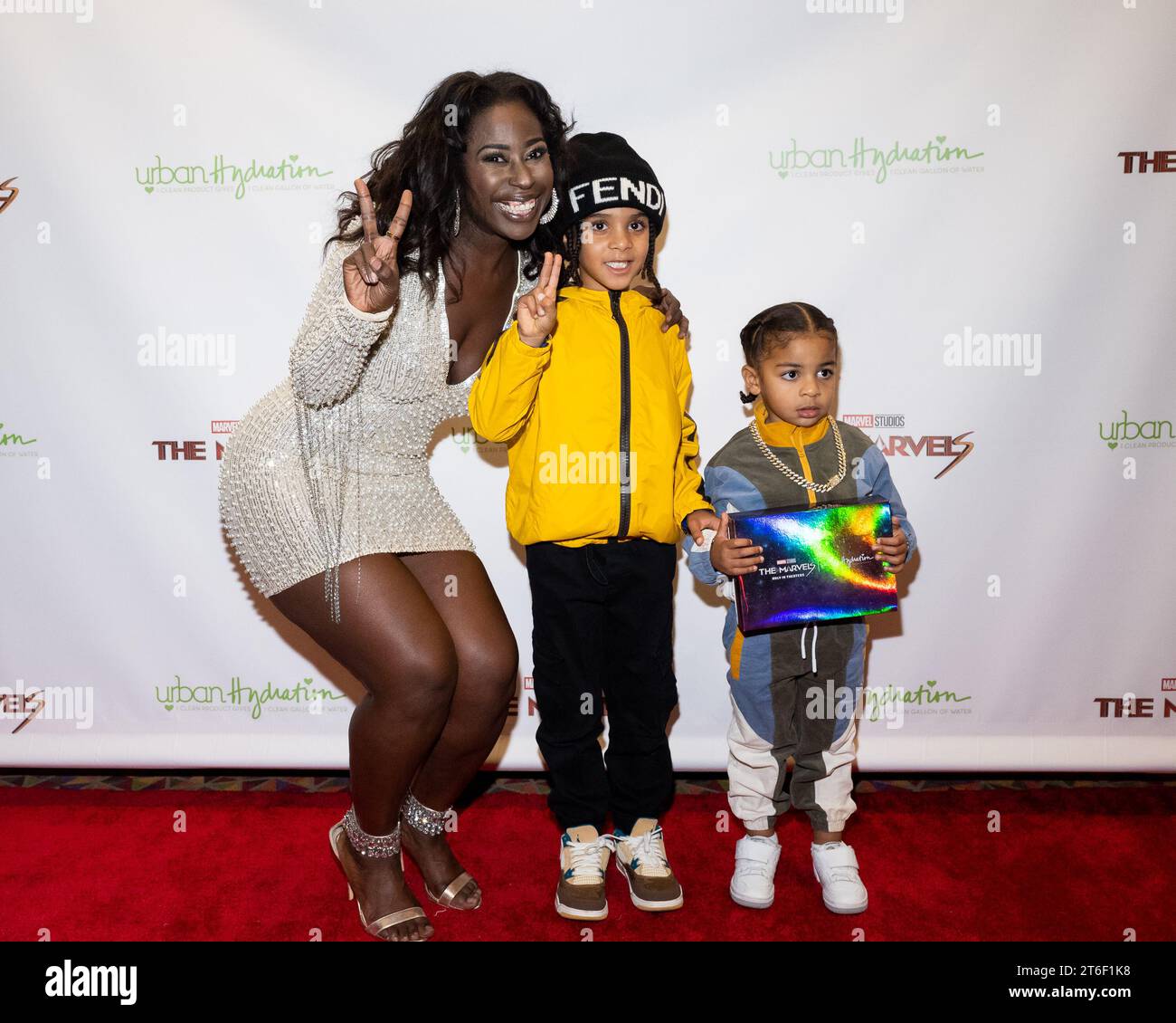 New York, USA. 31st Oct, 2023. (L-R) Psyche Terry, Spirit Campbell and ...