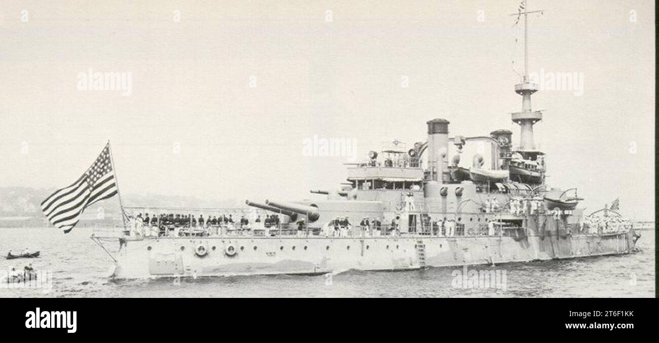 USS Oregon 1898 USN 010305 Stock Photo - Alamy