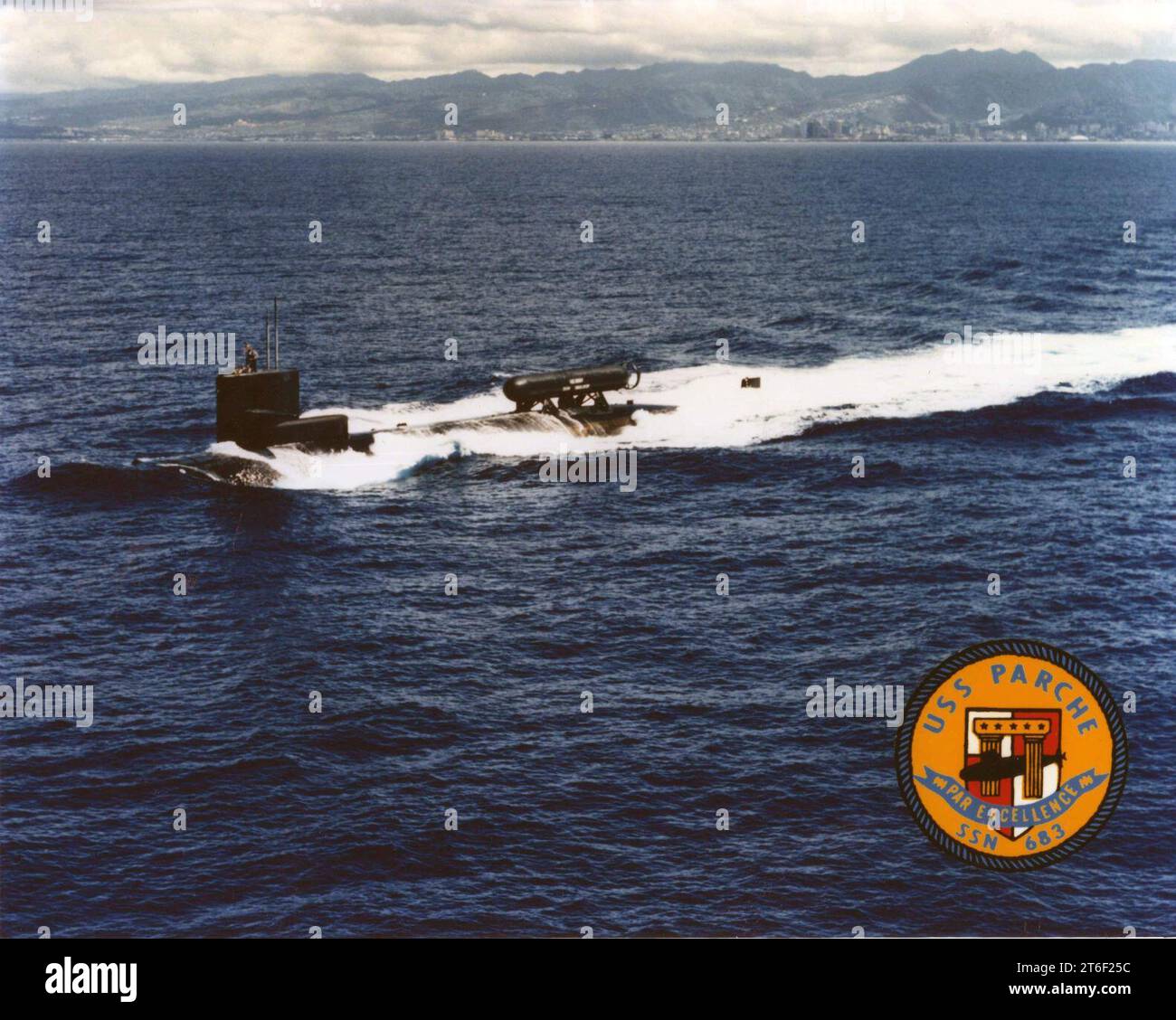 USS Parche (SSN-683) off Pearl Harbor Stock Photo - Alamy