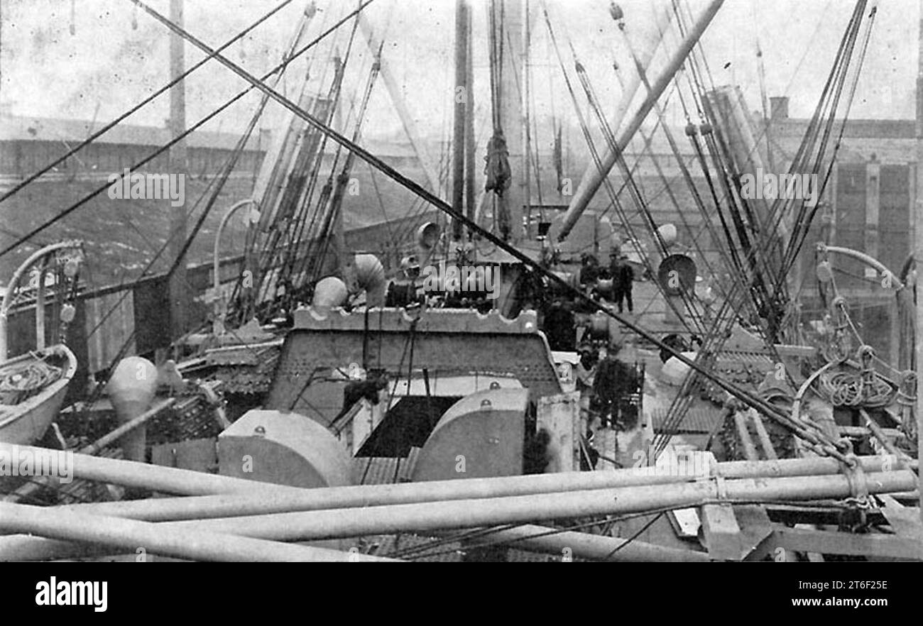 USS Panaman, forecastle Stock Photo - Alamy