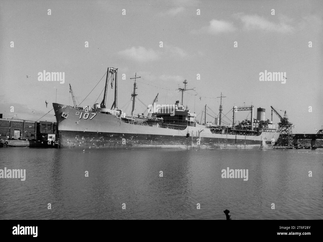 USS Passumpsic (AO-107) before her conversion in 1964 Stock Photo - Alamy