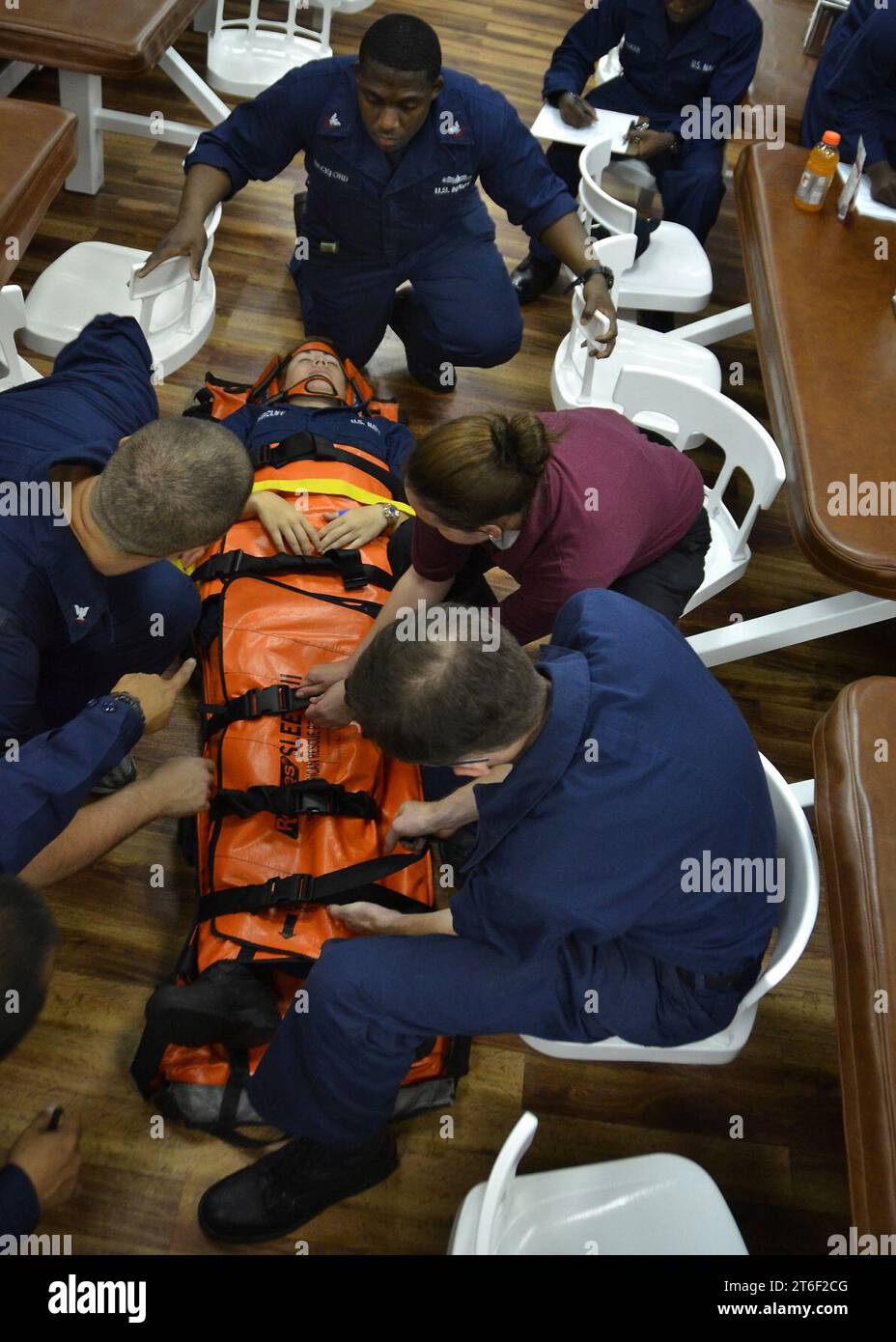 USS Paul Hamilton activity 120403 Stock Photo - Alamy