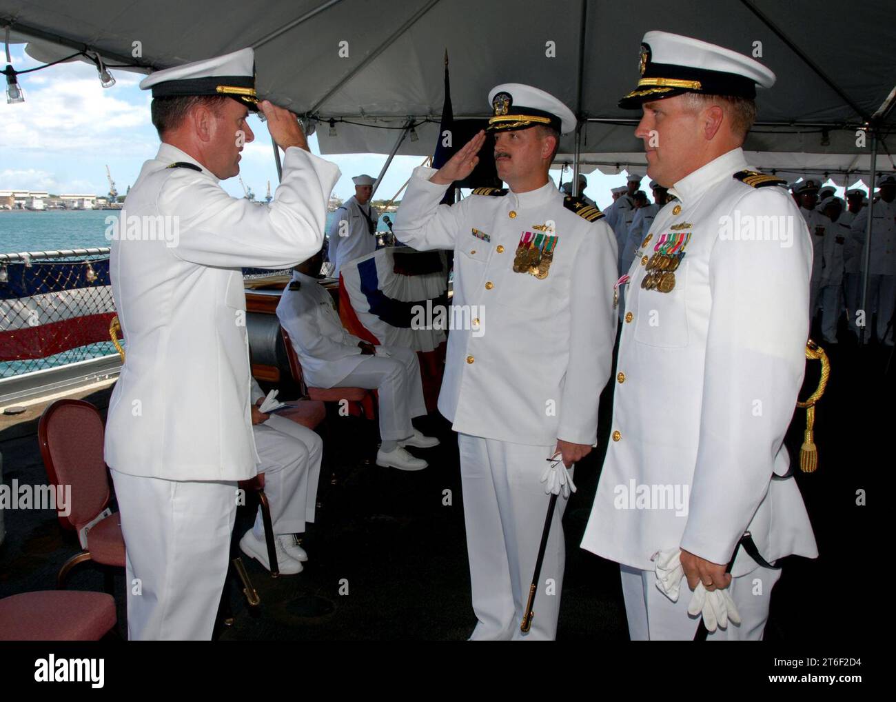 USS Paul Hamilton changes hands Stock Photo - Alamy
