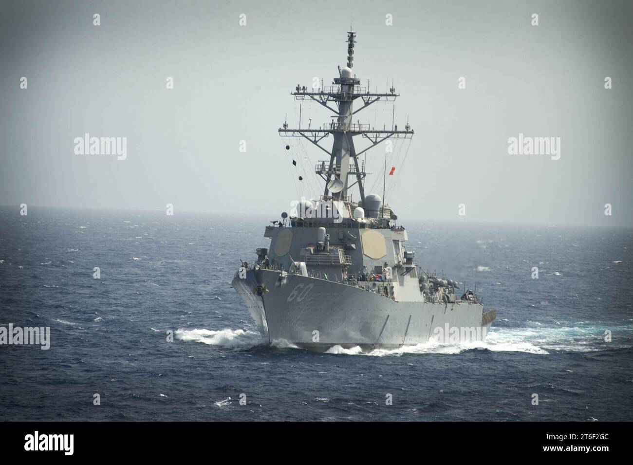 USS Paul Hamilton transits the North Arabian Sea. (8782318303 Stock ...