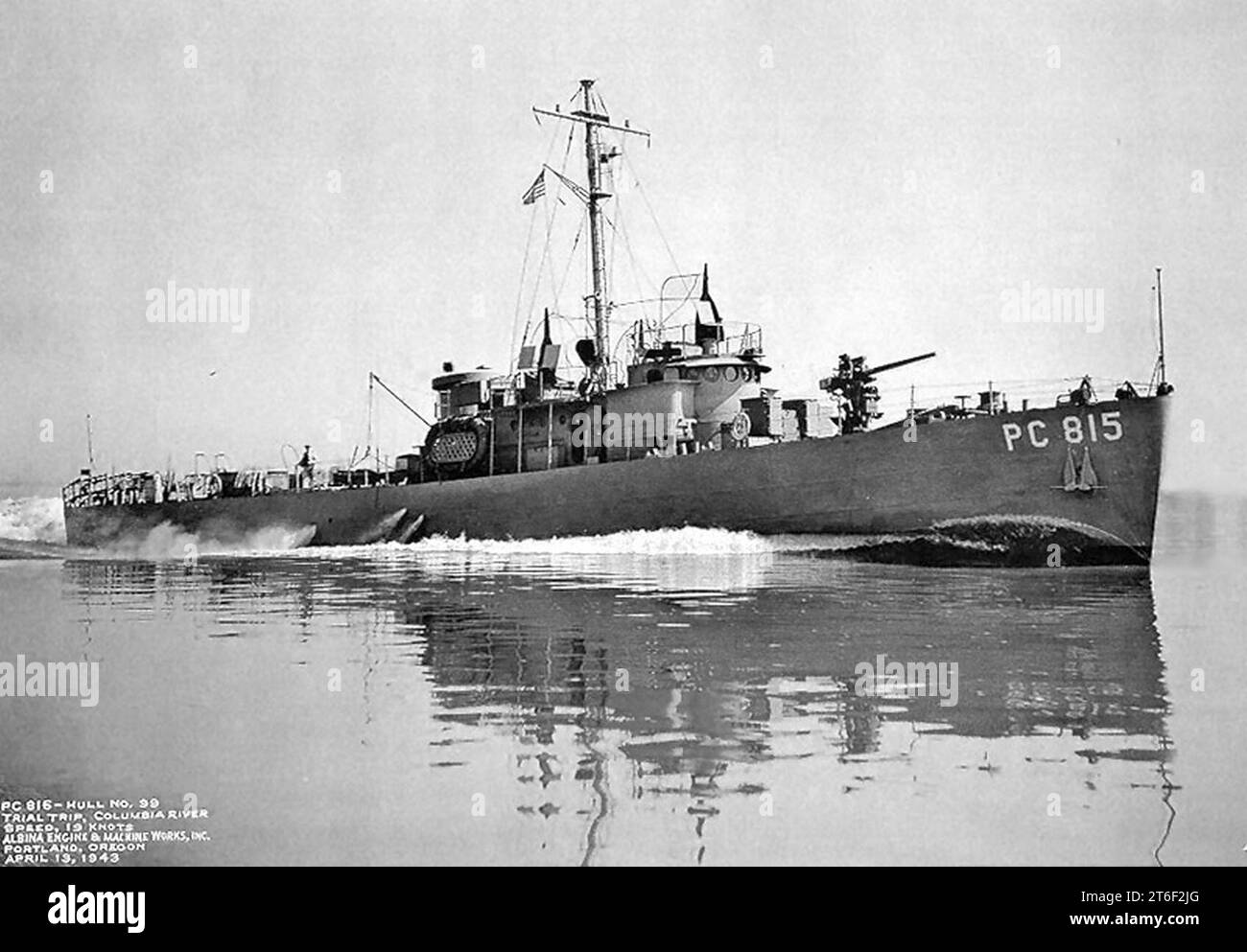 Uss pc-815 1 Stock Photo - Alamy