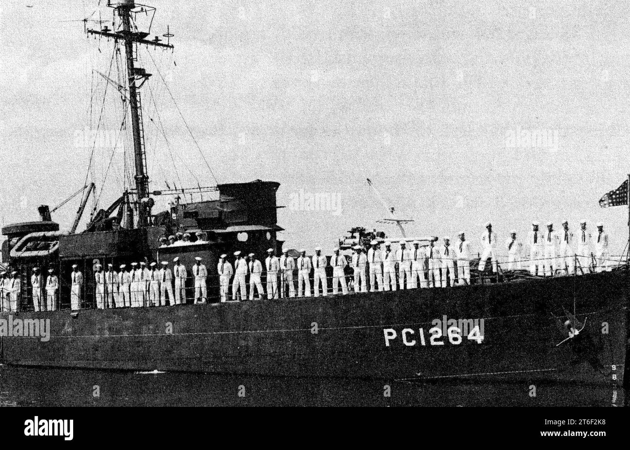 USS PC-1264 in port Stock Photo - Alamy