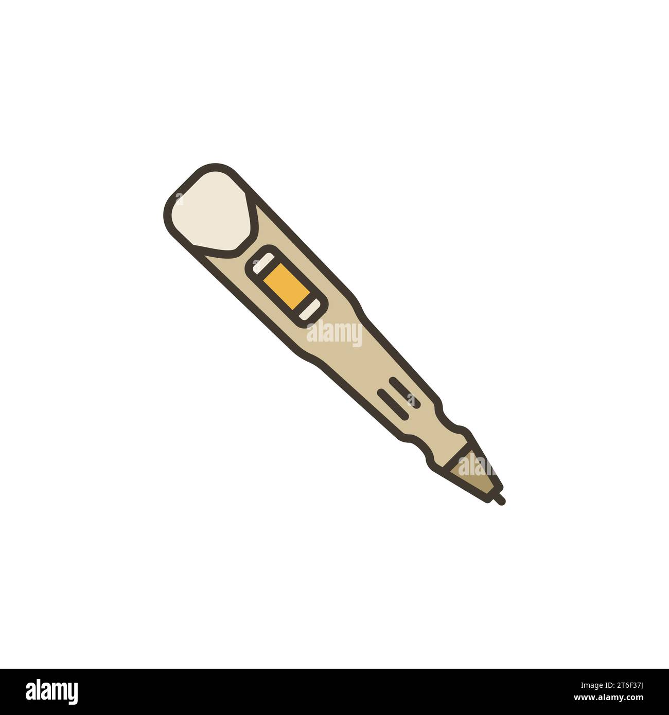 3D Pen vector technology device concept creative colored icon or symbol ...