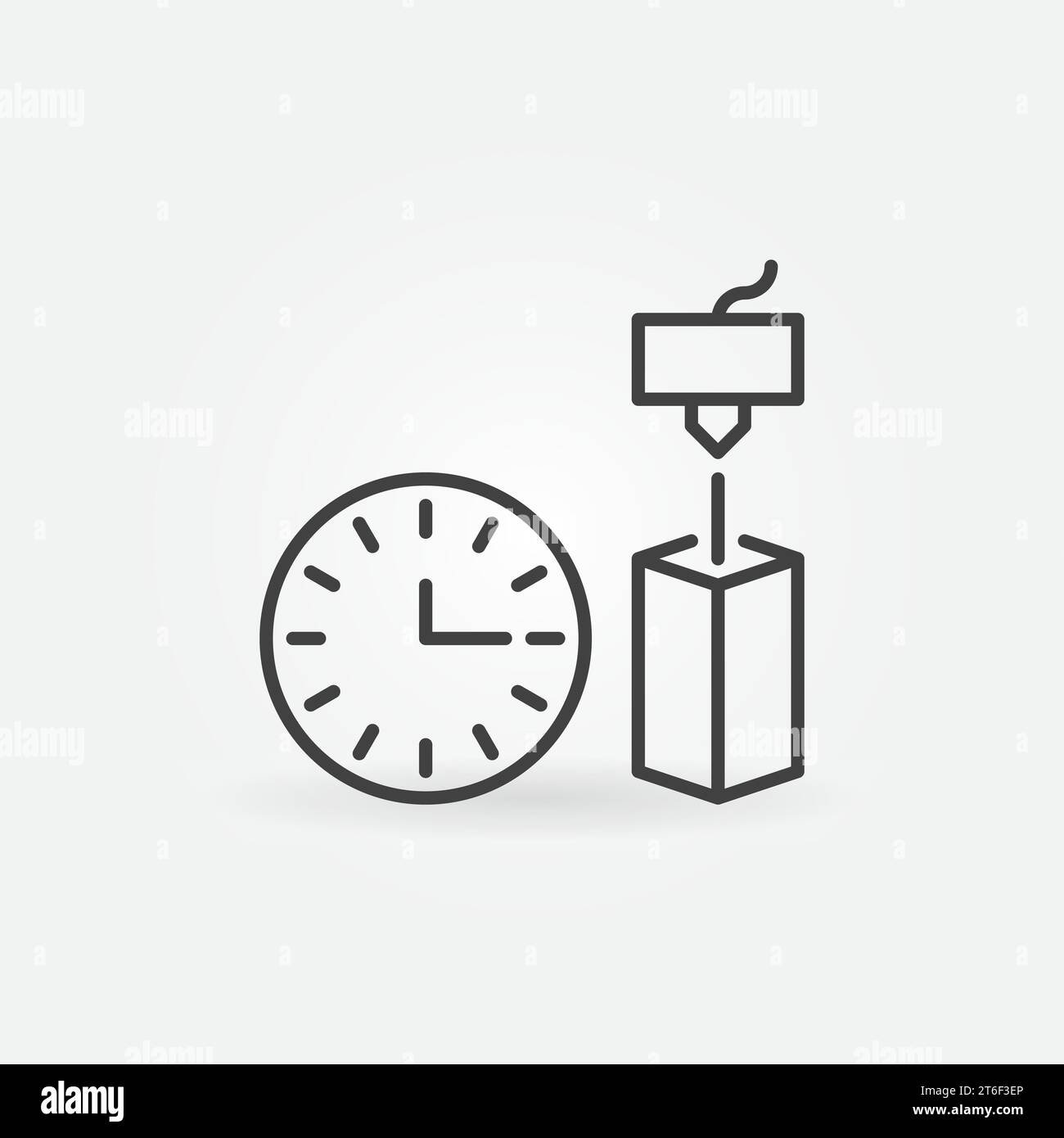 Printing time Stock Vector Images - Alamy