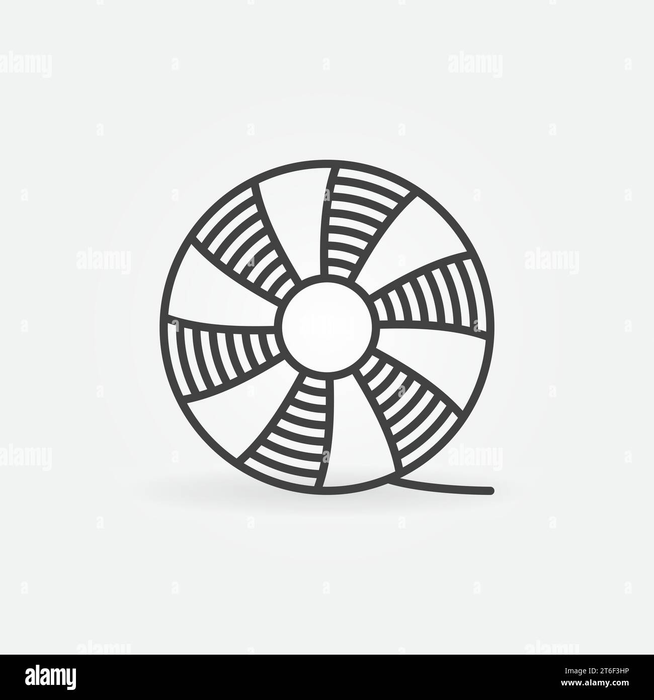 Plastic Materials for 3D printing vector PLA Filament concept thin line ...