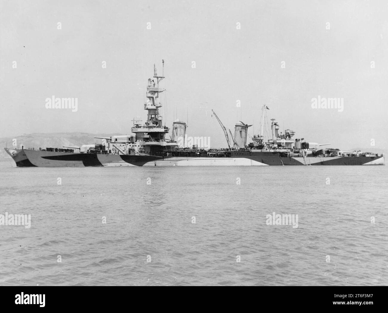 USS Pensacola (CA-24) underway off the Mare Island Naval Shipyard on 20 ...