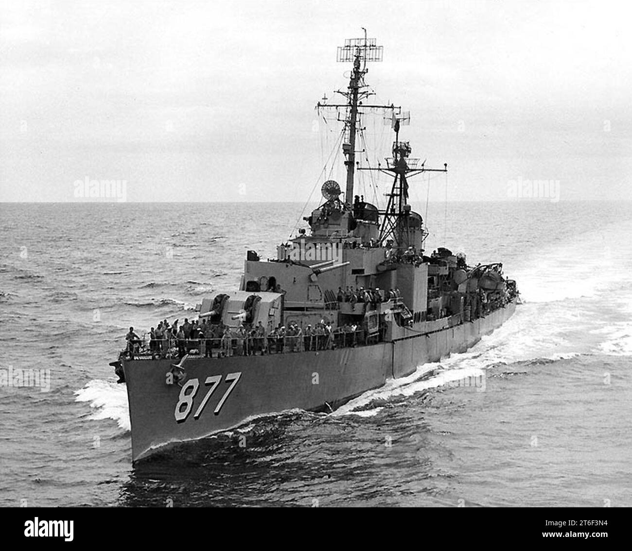USS Perkins (DDR-877) underway off Korea in 1951 Stock Photo - Alamy