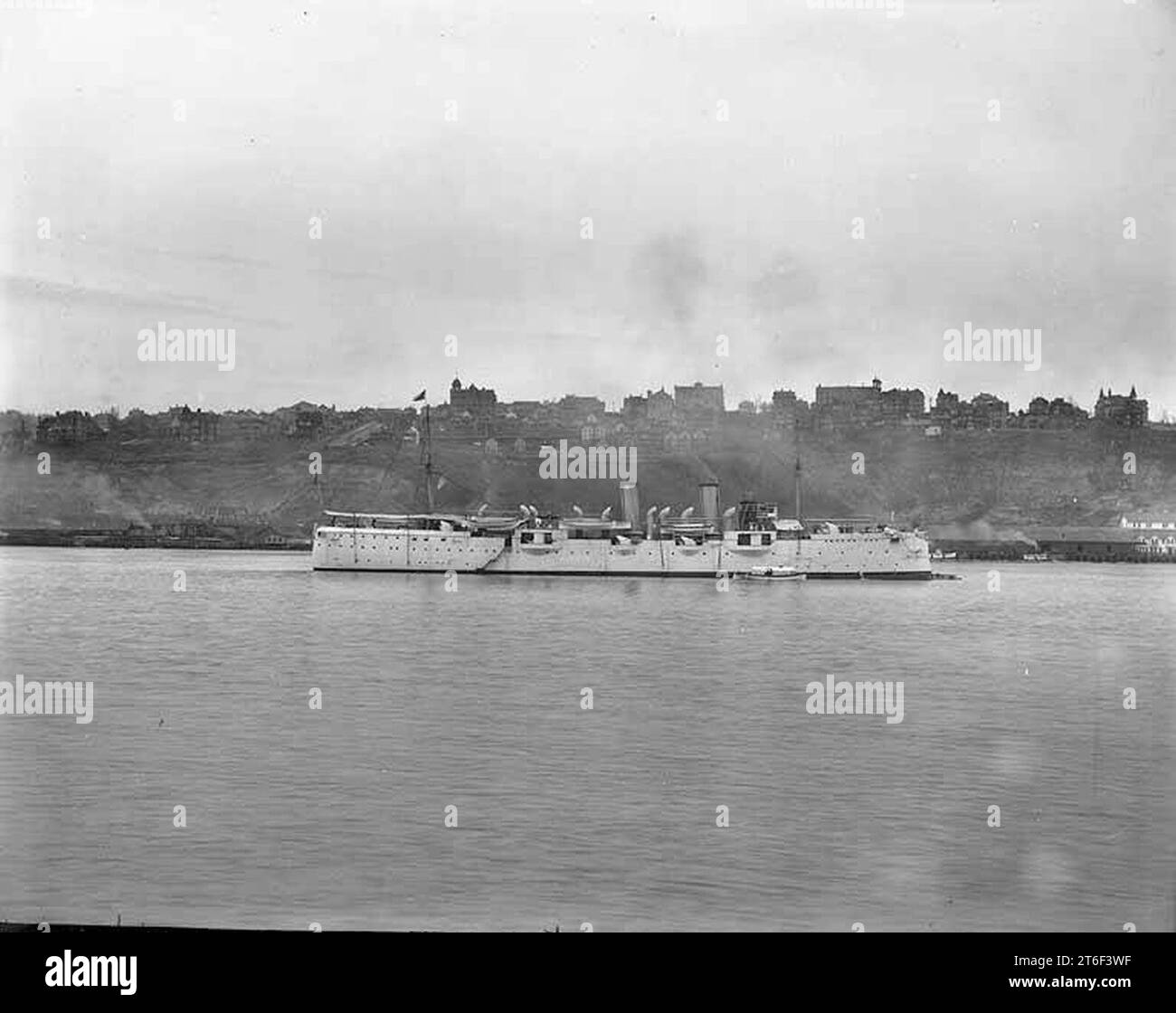 USS PHILADELPHIA, Commencement Bay, December 3, 1895 (WAITE 70 Stock ...