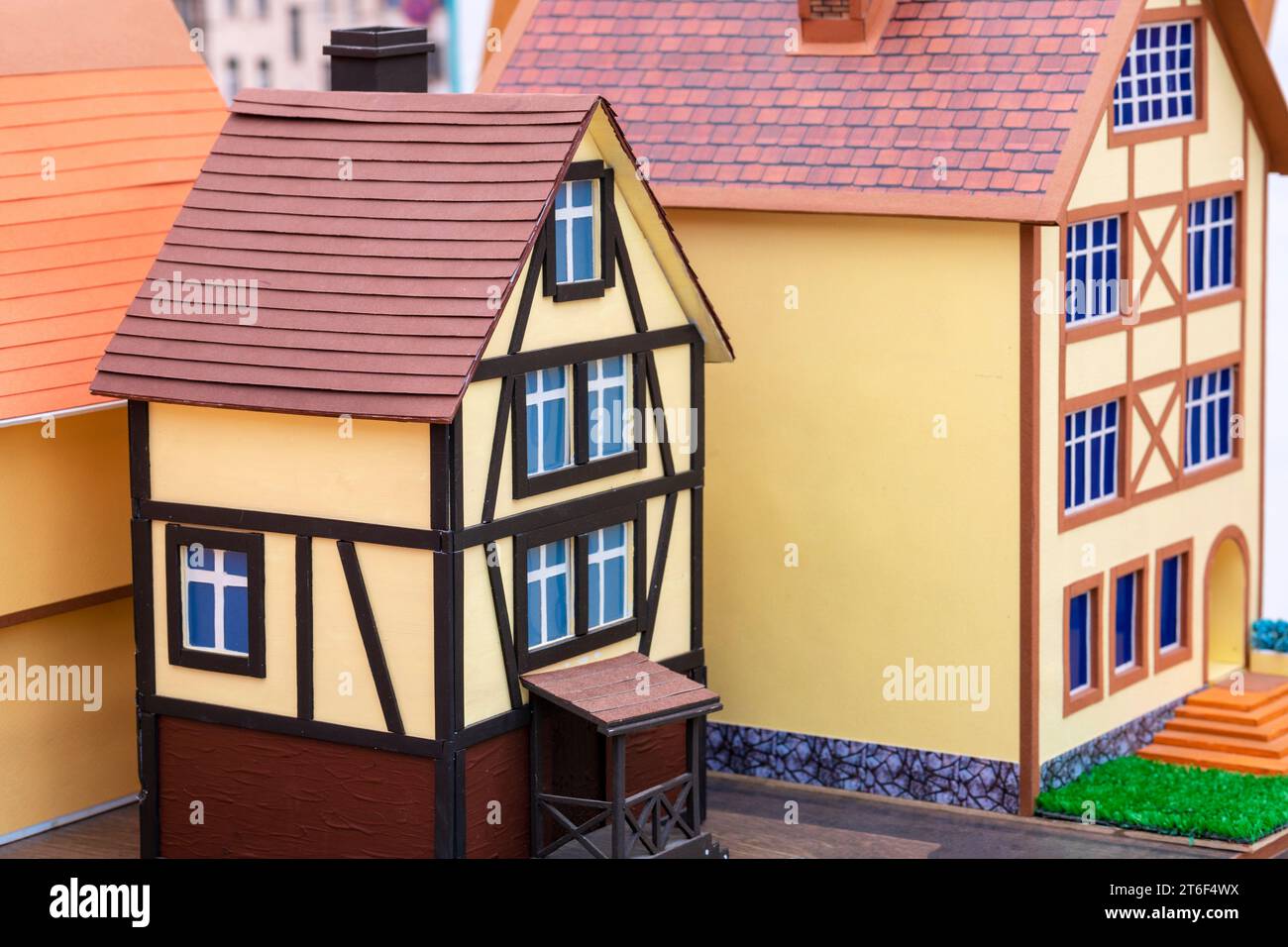 House . building, edifice, construction, fabric. The symbol of the home ...