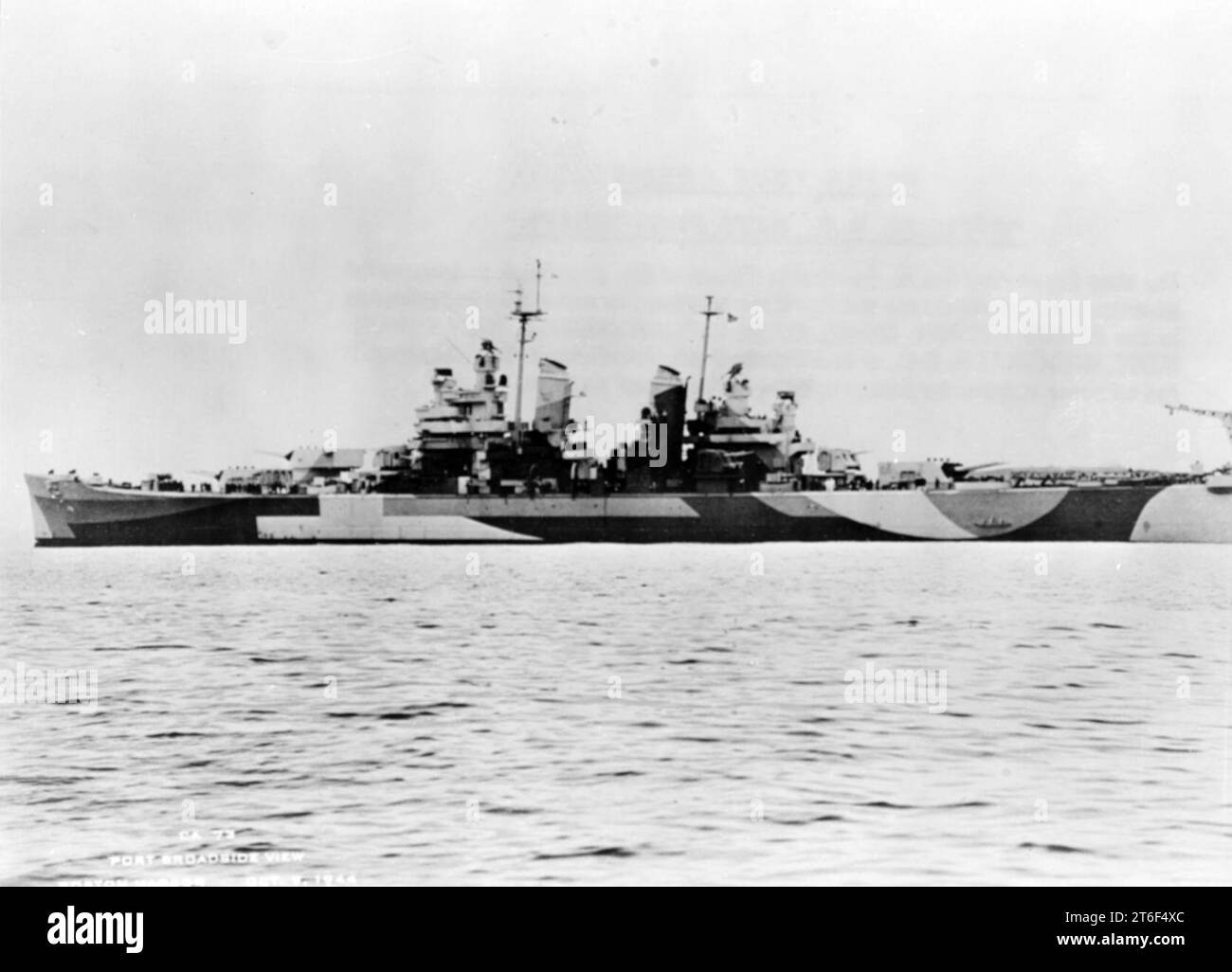 USS Pittsburgh (CA-72) in Boston harbor, Massachusetts (USA), 9 October ...
