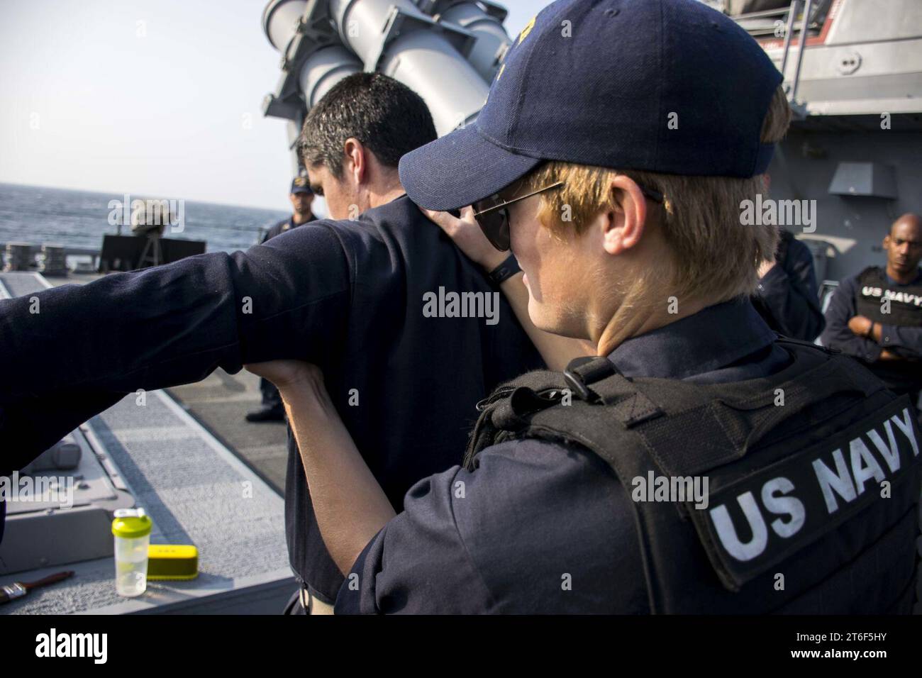 USS Porter operations 151007 Stock Photo - Alamy