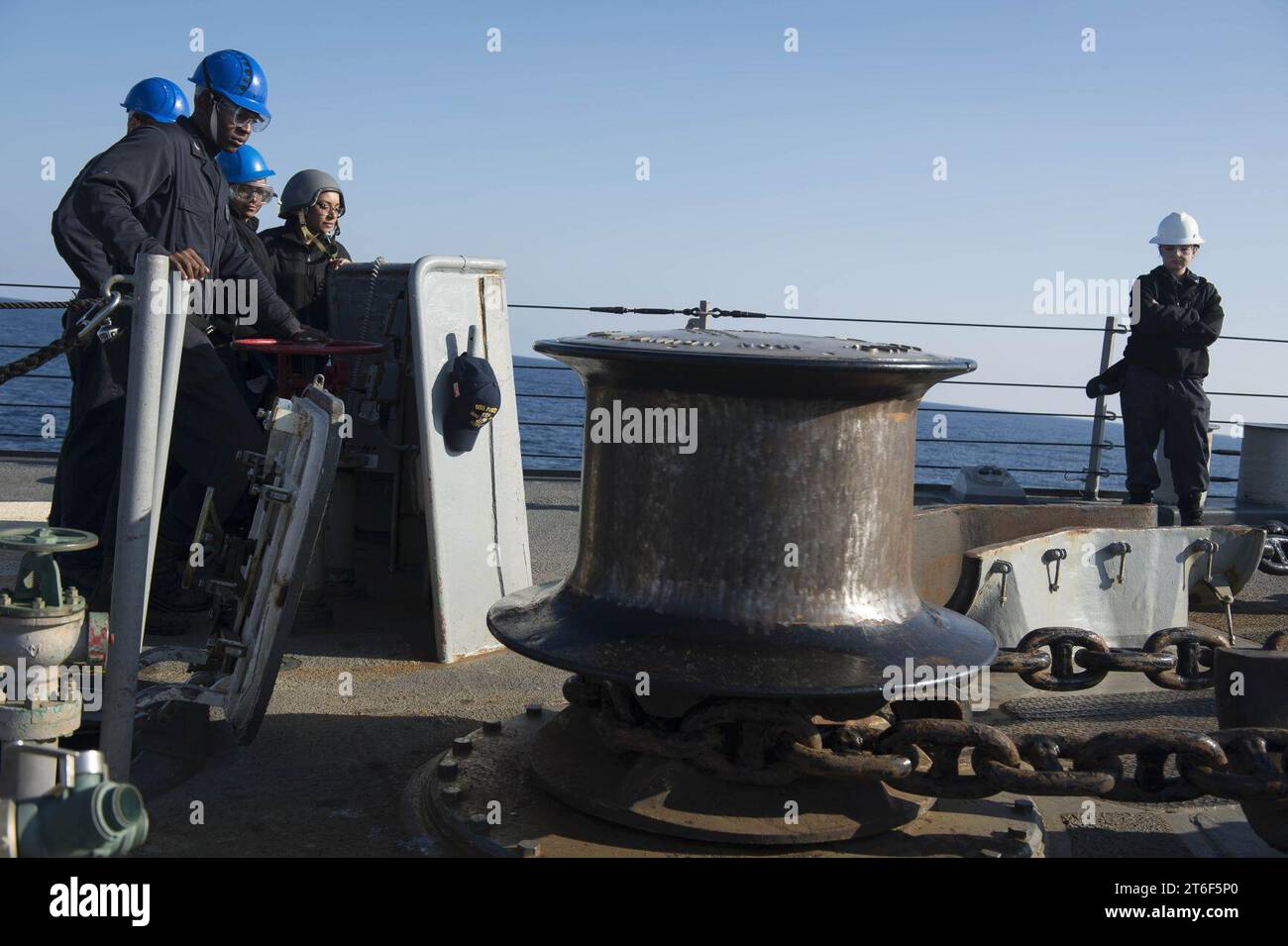 USS Porter, DDG 78, 6th Fleet, Sailors, Destroyer, Anchor Drop Test ...