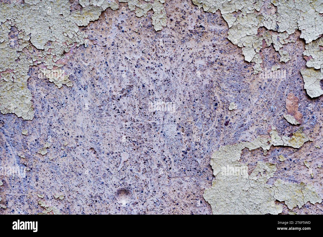 Background old paint on a wall. Texture long ago the painted wall ...